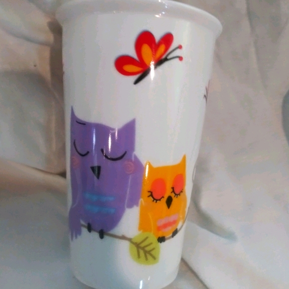 Kitchen | Quality Porcelain Owl Cup | Poshmark